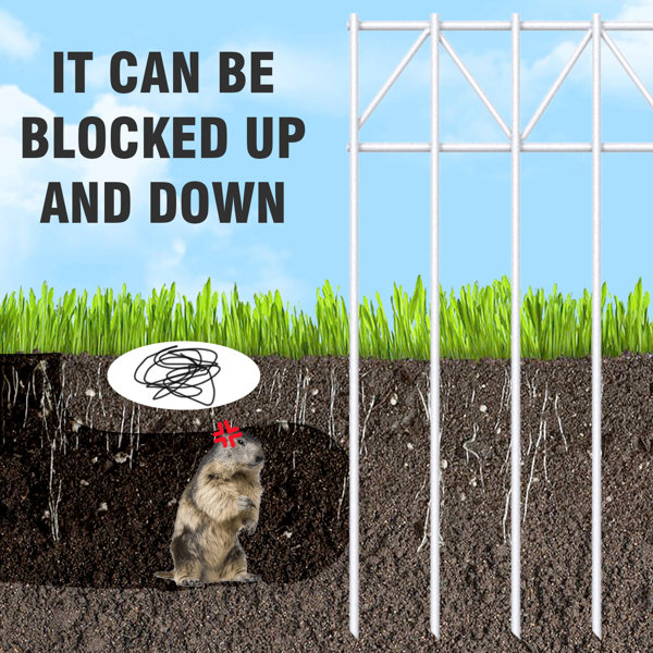 EFPerfect 15'' H x 24'' W Animal Anti-digging Barrier Fence Rustproof ...