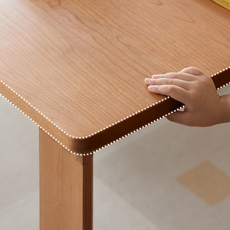 Animoe D Furniture Cherry Wood Slab Dining Table Set | Wayfair