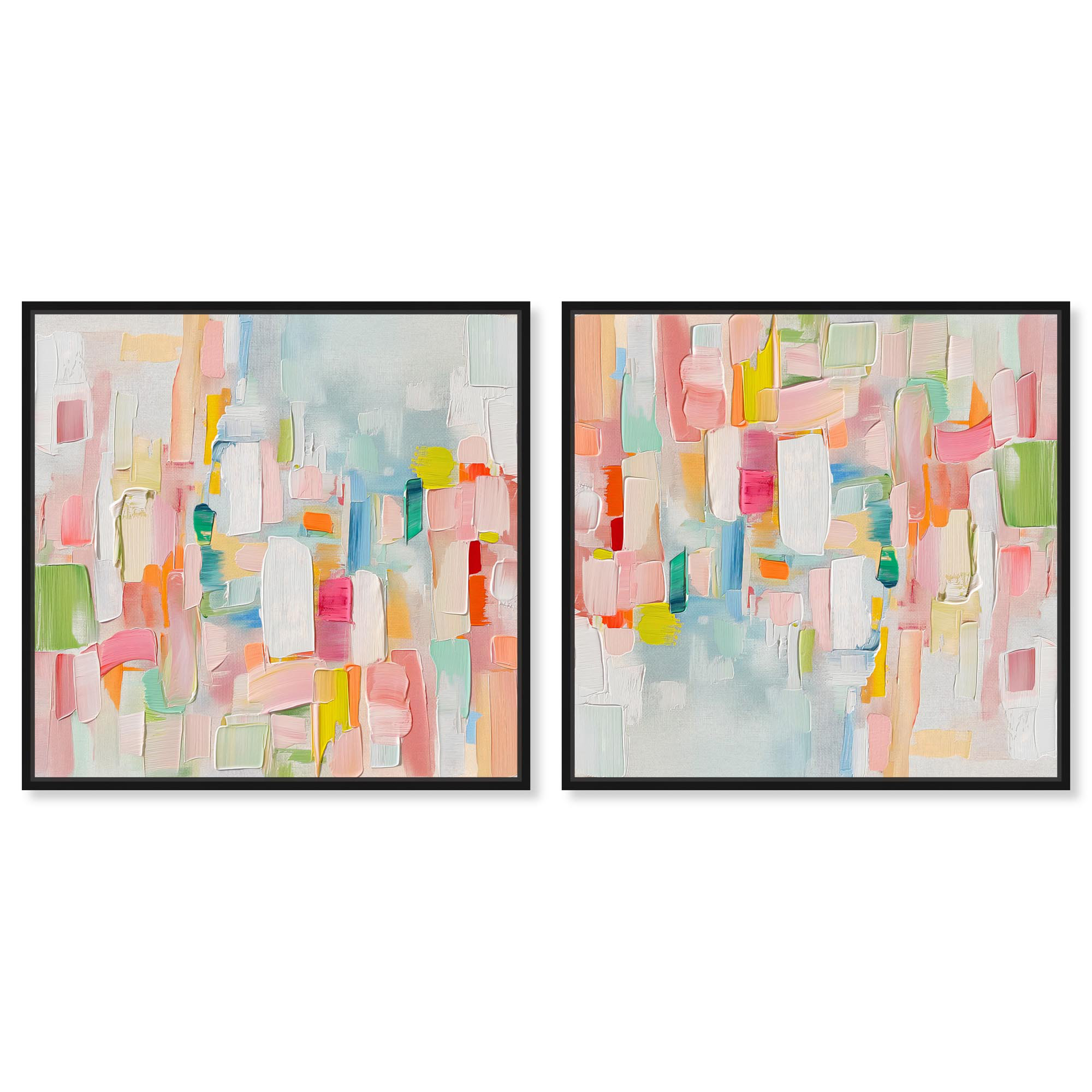 Art Remedy Color Symphony I Set Canvas Saturaded Colors Art by Art ...