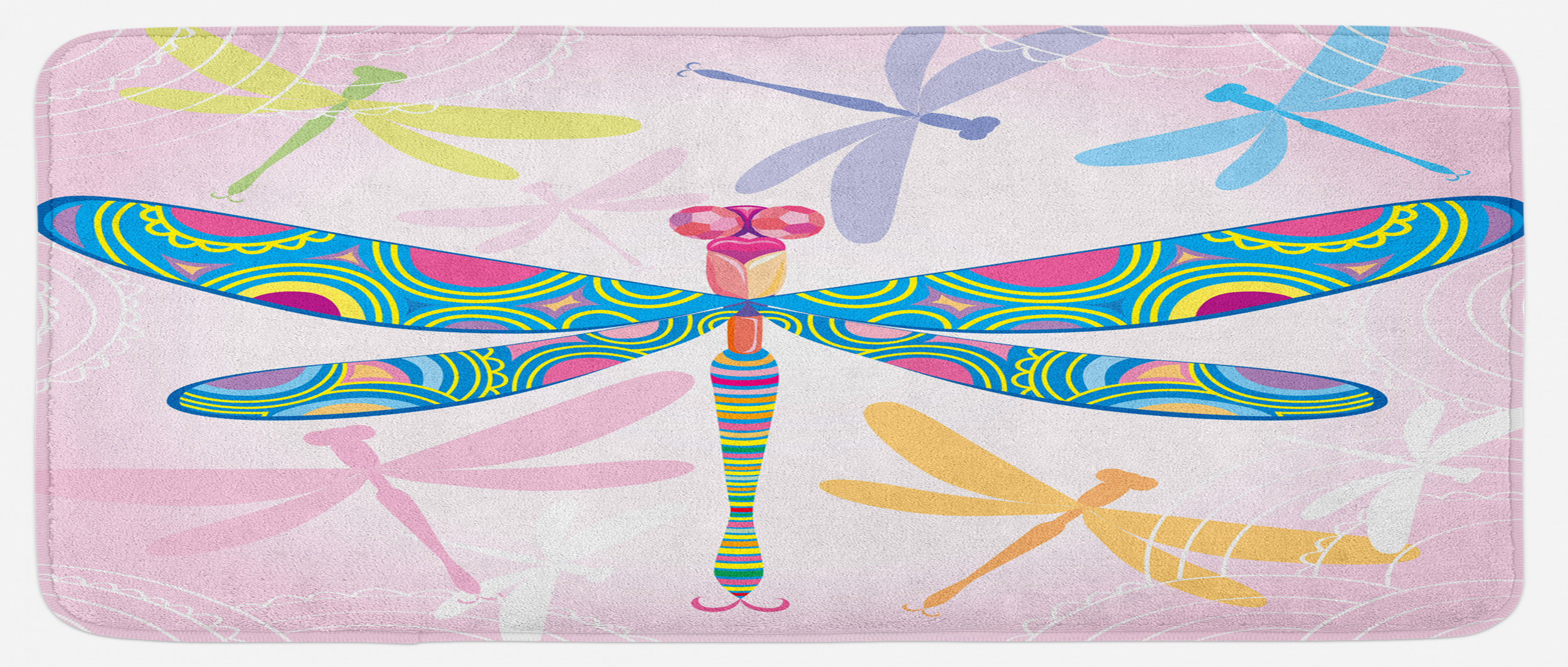 East Urban Home Vibrant Dragonfly Kids In Tones Wildlife Graphic ...