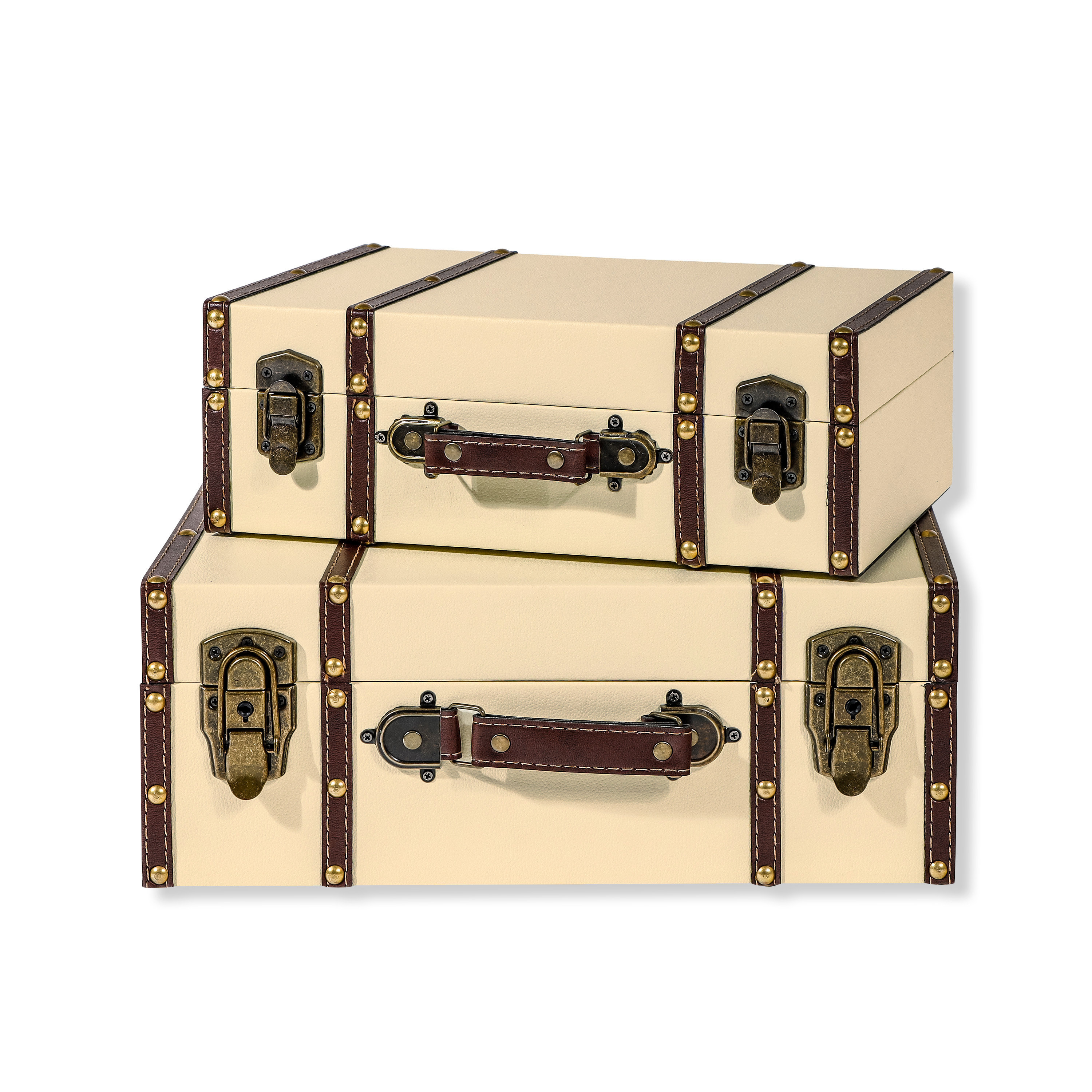 17 Stories Noorhan 2 Piece Decorative Trunk Set | Wayfair
