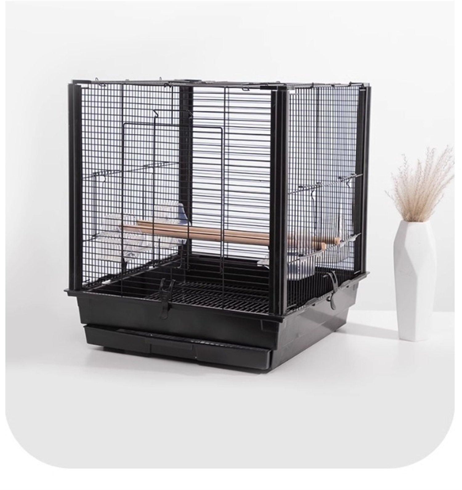 Tucker Murphy Pet™ Garek 20'' Iron Flat Top Table Top Bird Cage | Wayfair