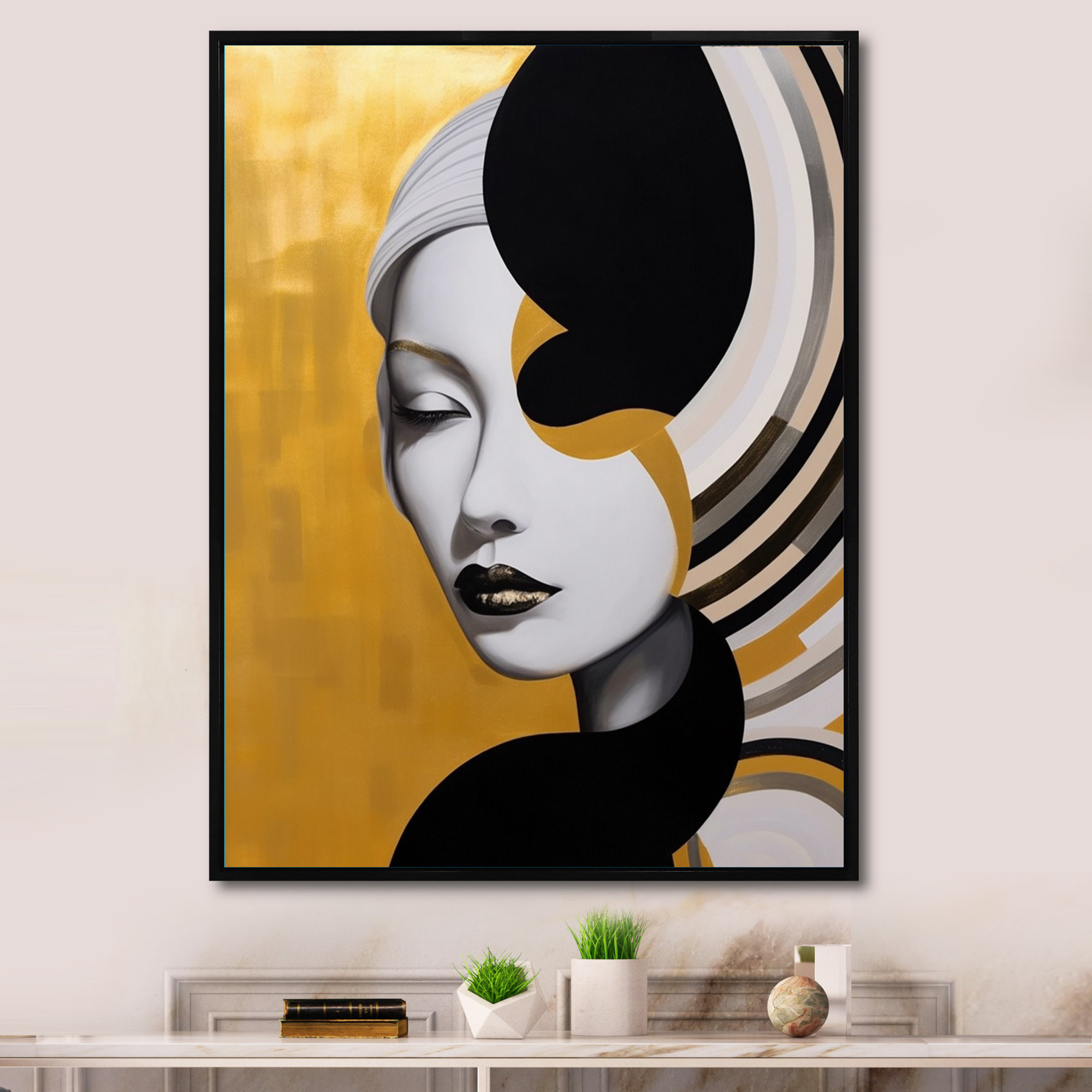 Ebern Designs Minimal Glam Portrait Of Exquisite Young Woman I On ...
