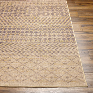 Union Rustic Elizabeth Moroccan Tan Area Rug | Wayfair