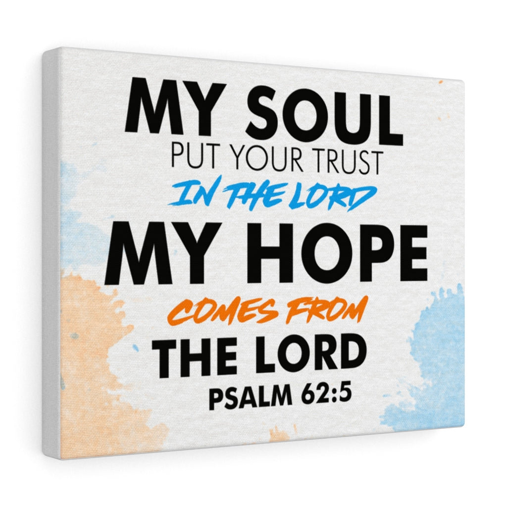 Trinx «Trust In The Lord Psalm 62: 5 Christian Wall Art Bible Verse ...