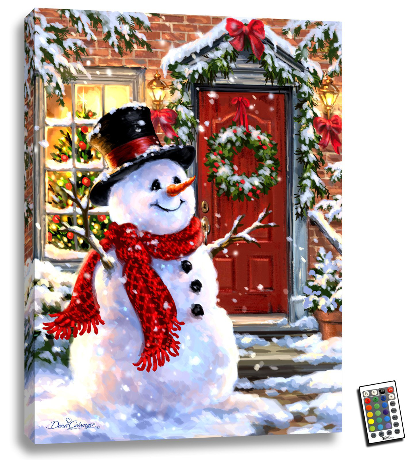 The Holiday Aisle® Snow Place Like Home 18x24 Fully Illuminated ...