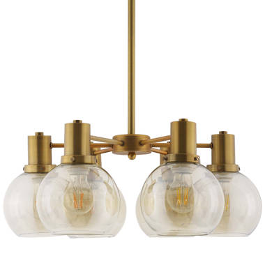 George Oliver Calfee 12 - Light Sputnik Modern Linear Chandelier ...