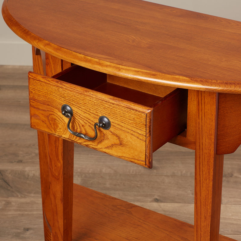 Charlton Home® Demilune Solid Wood Console & Reviews | Wayfair