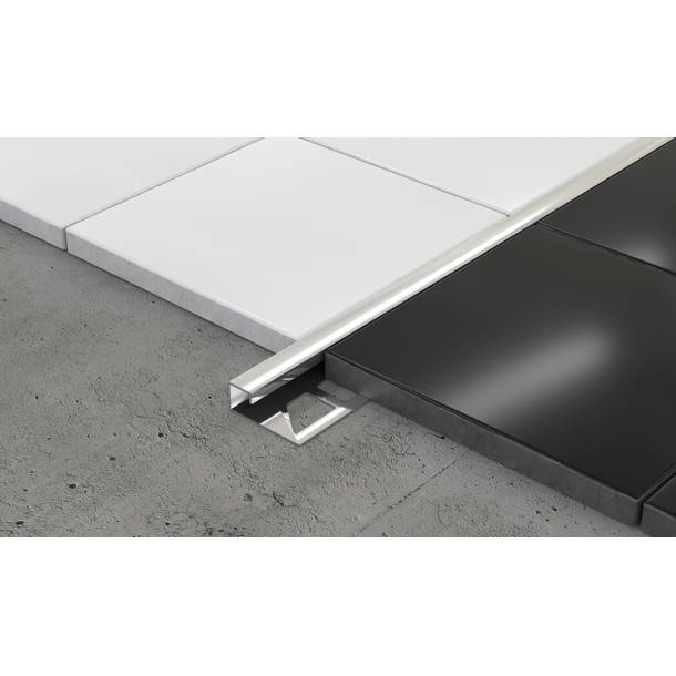 TheMosaicFactory 6" x 1" Straight Edge Porcelain Grid Mosaic Sheet Tile ...