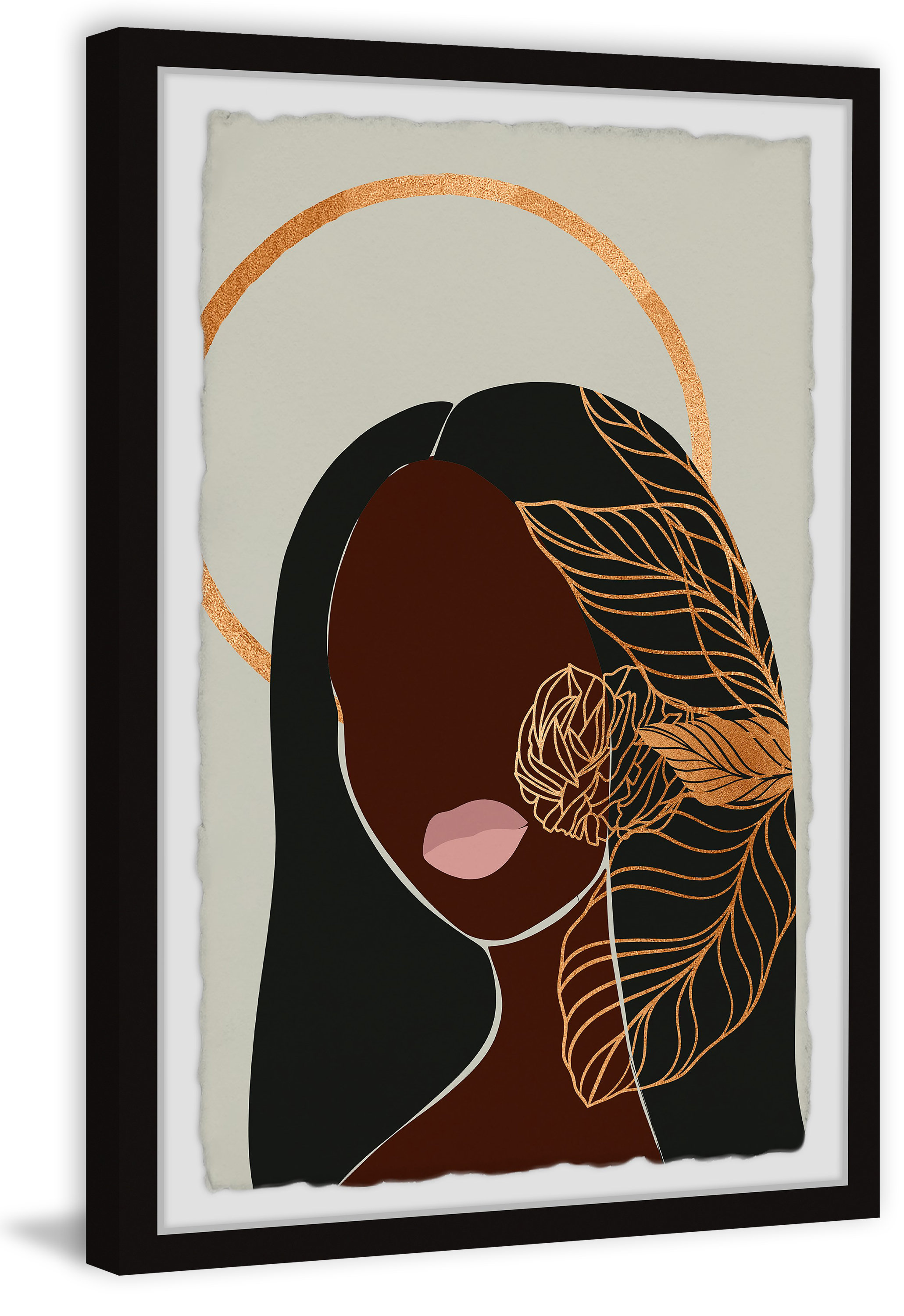 Bayou Breeze Faceless Beauty - Picture Frame Graphic Art | Wayfair