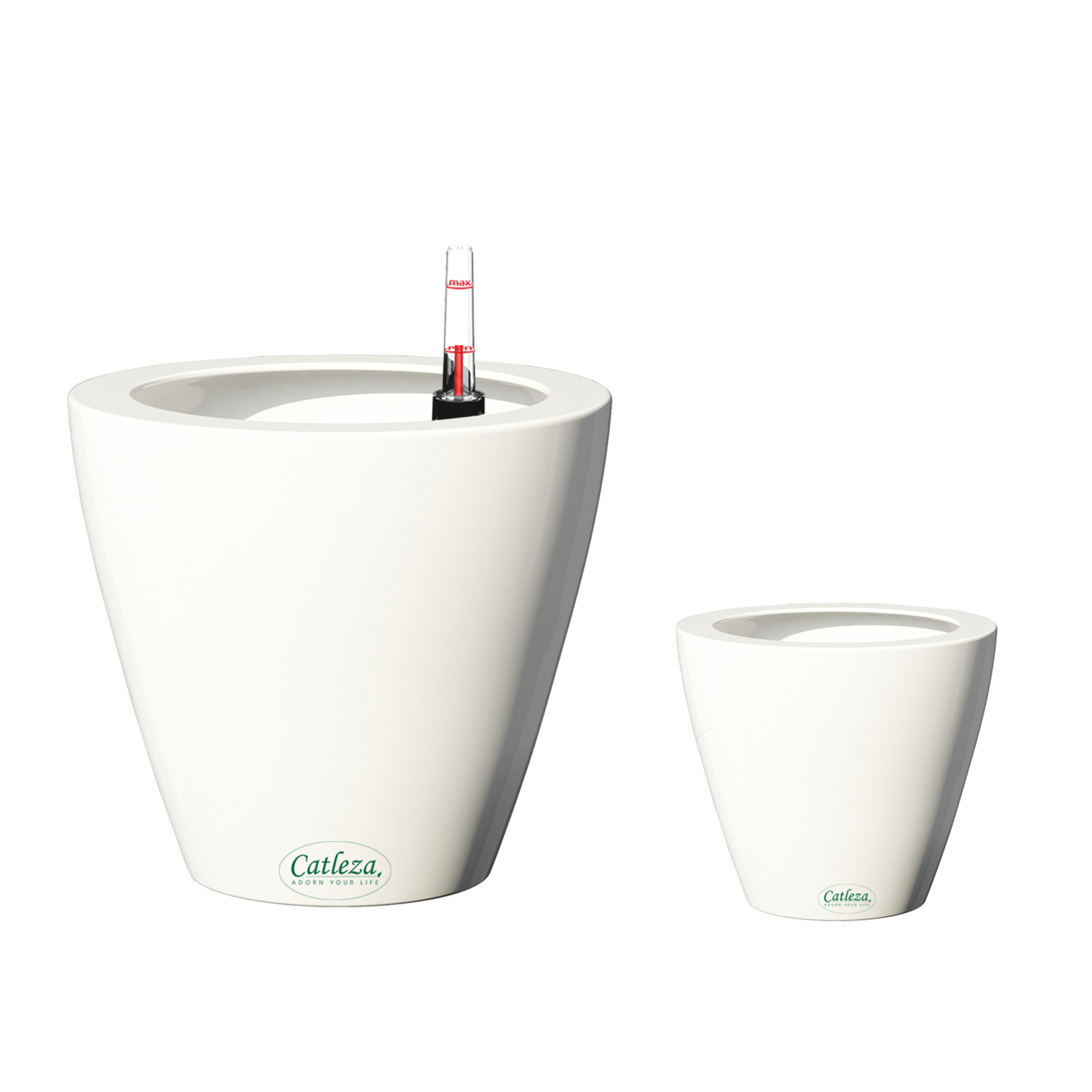 Latitude Run® 2-Pack Smart Self-Watering Planter Pot, Indoor Outdoor ...