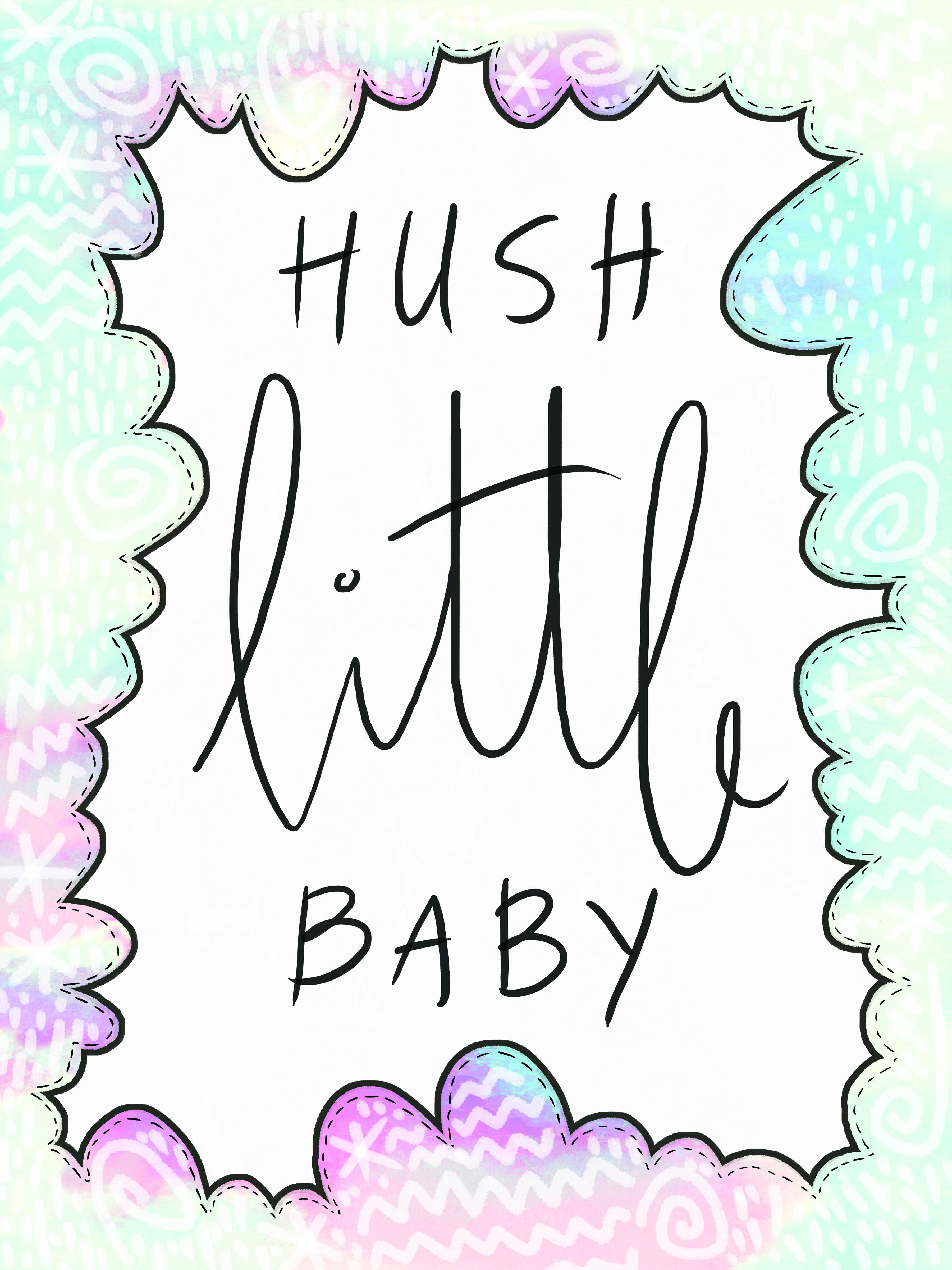 Trinx Hush Little Baby - Wrapped Canvas Print - Wayfair Canada
