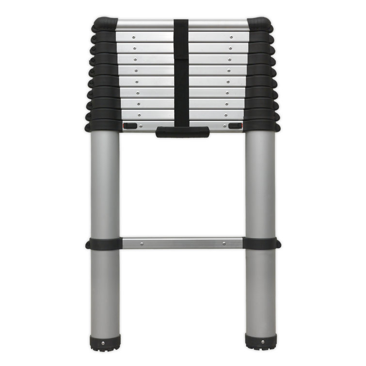 Symple Stuff Maybery 11- Step Aluminium Lightweight Small Step Ladder ...