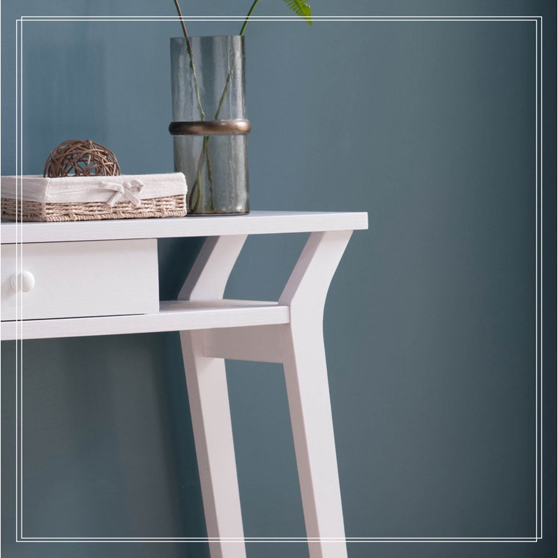 Ebern Designs Versatile Console with Integrated Storage Compartments ...