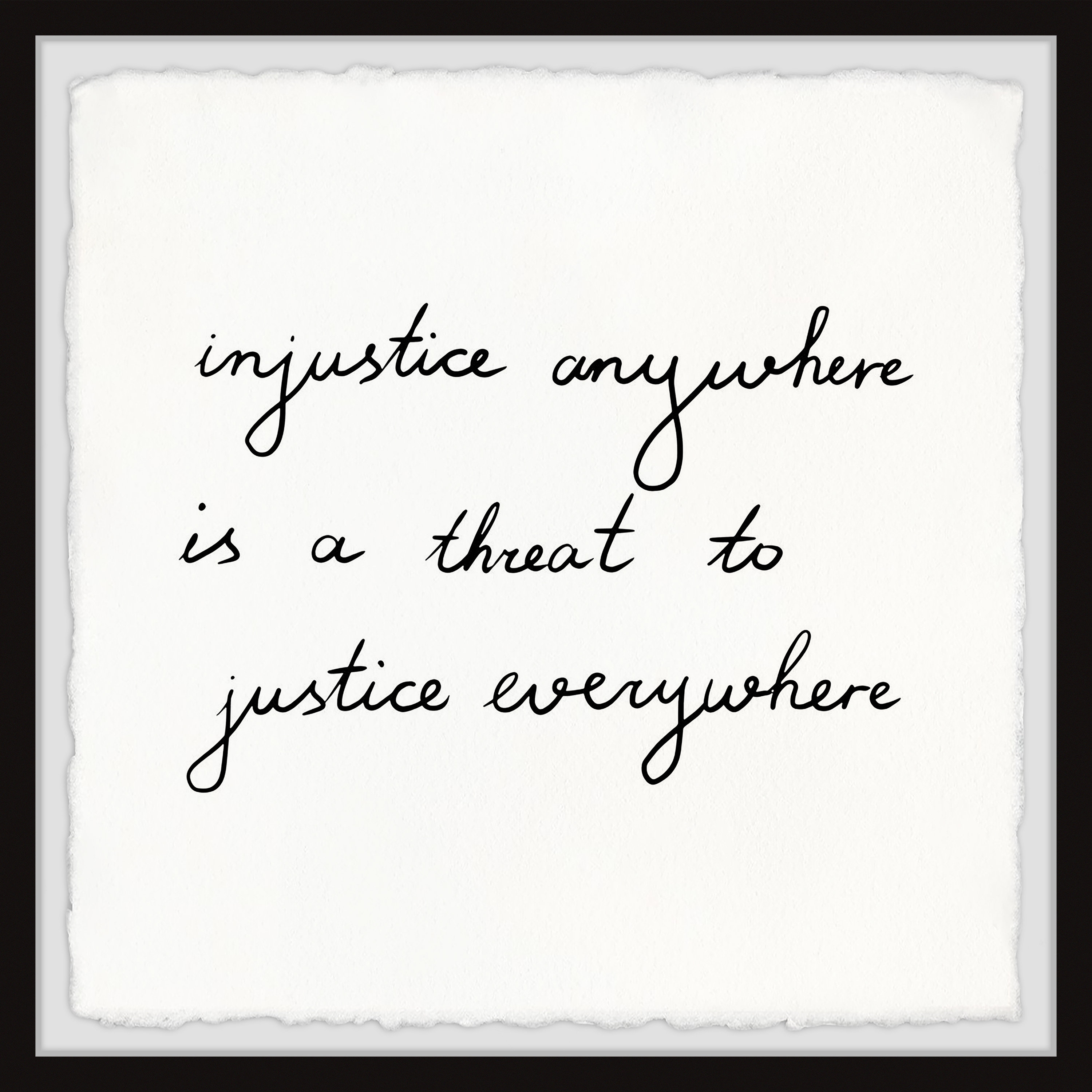Happy Larry "Justice Everywhere" Framed Painting Print | Wayfair.ie