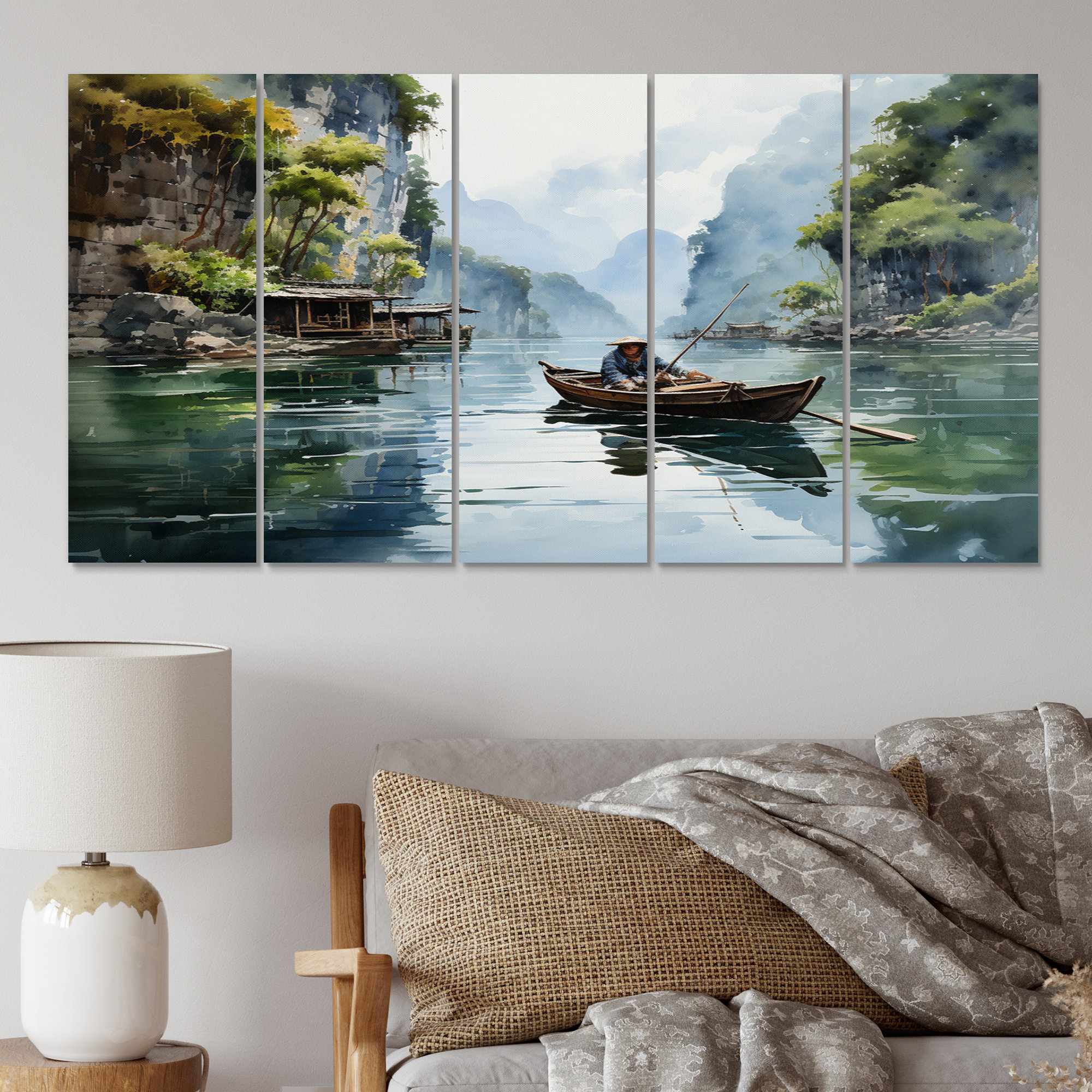 Loon Peak® Vietnam Hidden Waterways In Mountains - Vietnam Metal Wall ...