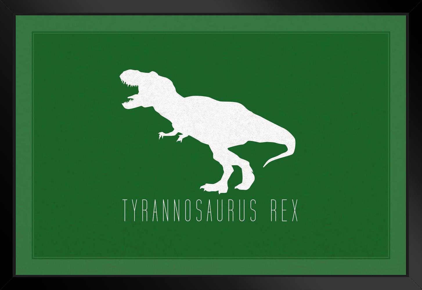 Trinx Dinosaur Tyrannosaurus Rex Green Dinosaur Poster For Kids Room ...
