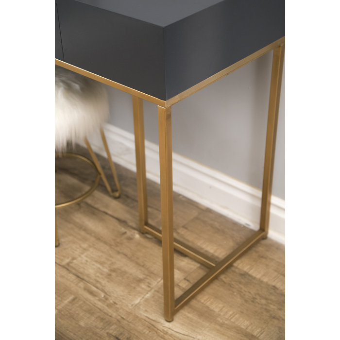 George Oliver Tyler-Jay Solid Wood Base Writing Desk & Reviews | Wayfair