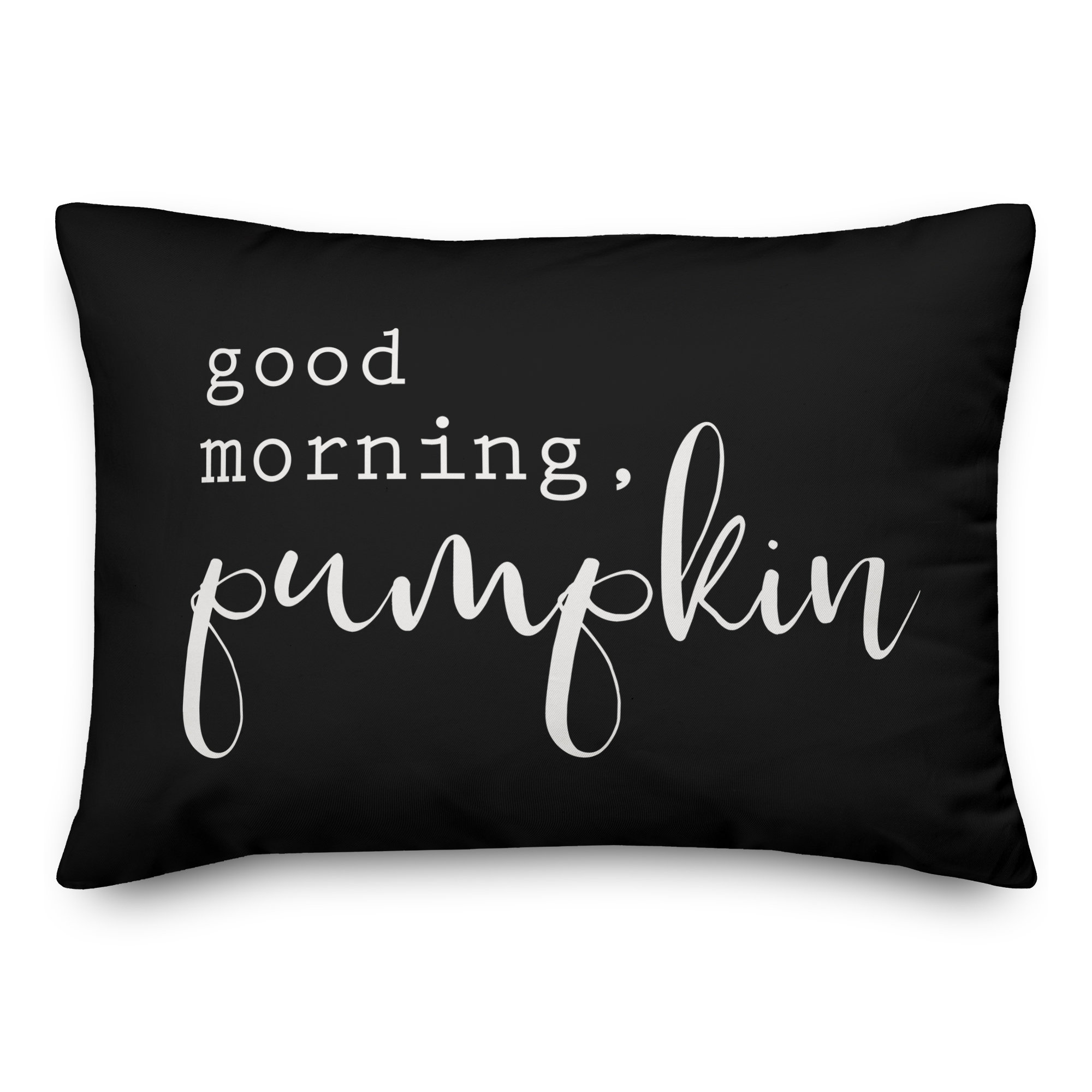 Designs Direct Creative Group Good Morning Pumpkin Lumbar Pillow ...