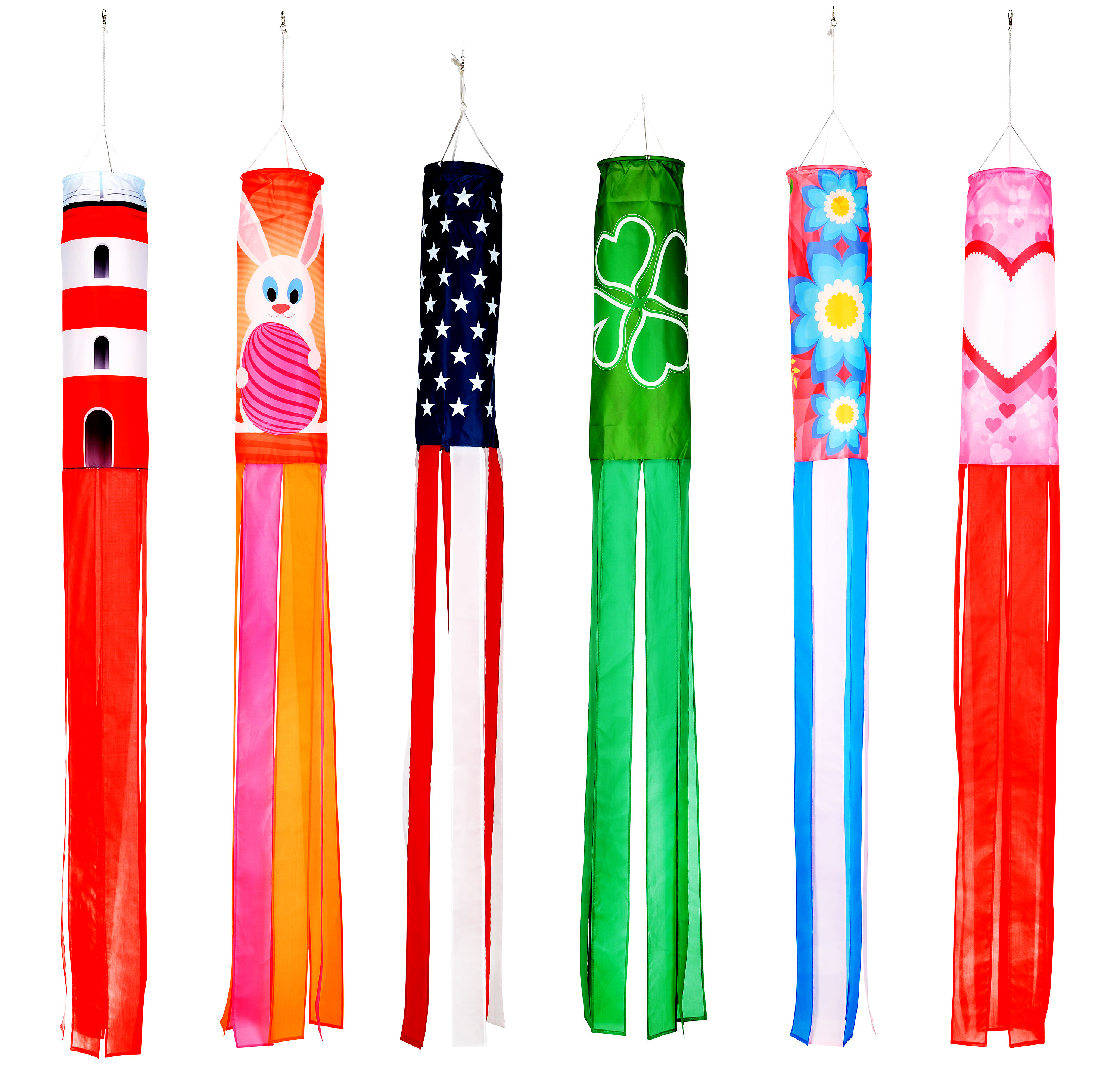 Trinx 6 Piece Spring and Summer Theme Wind Sock Set - Wayfair Canada