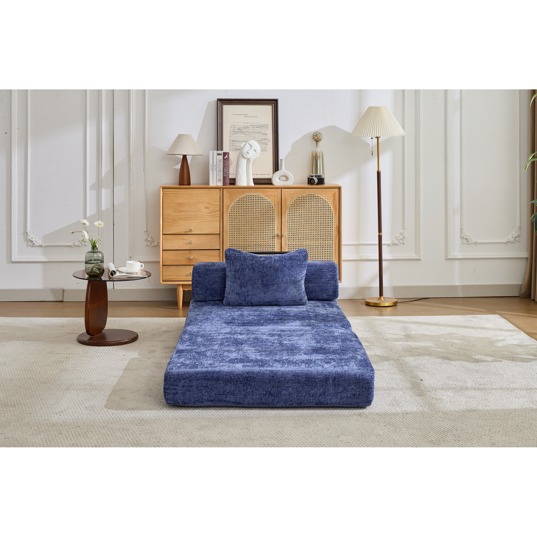 Latitude Run® Compression In Dark Blue, Boneless Modular Single Seater ...