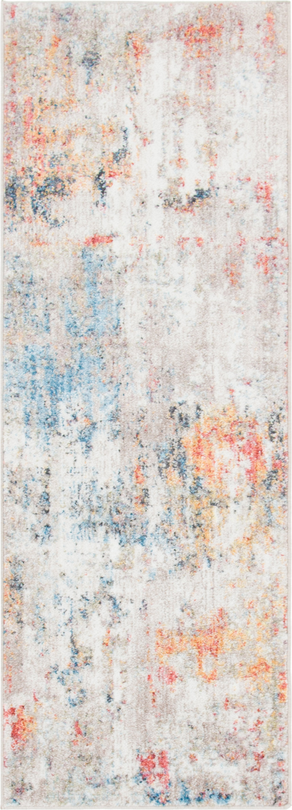 Wrought Studio™ Beaulieu Abstract Gray/Blue Area Rug "& Reviews" | Wayfair