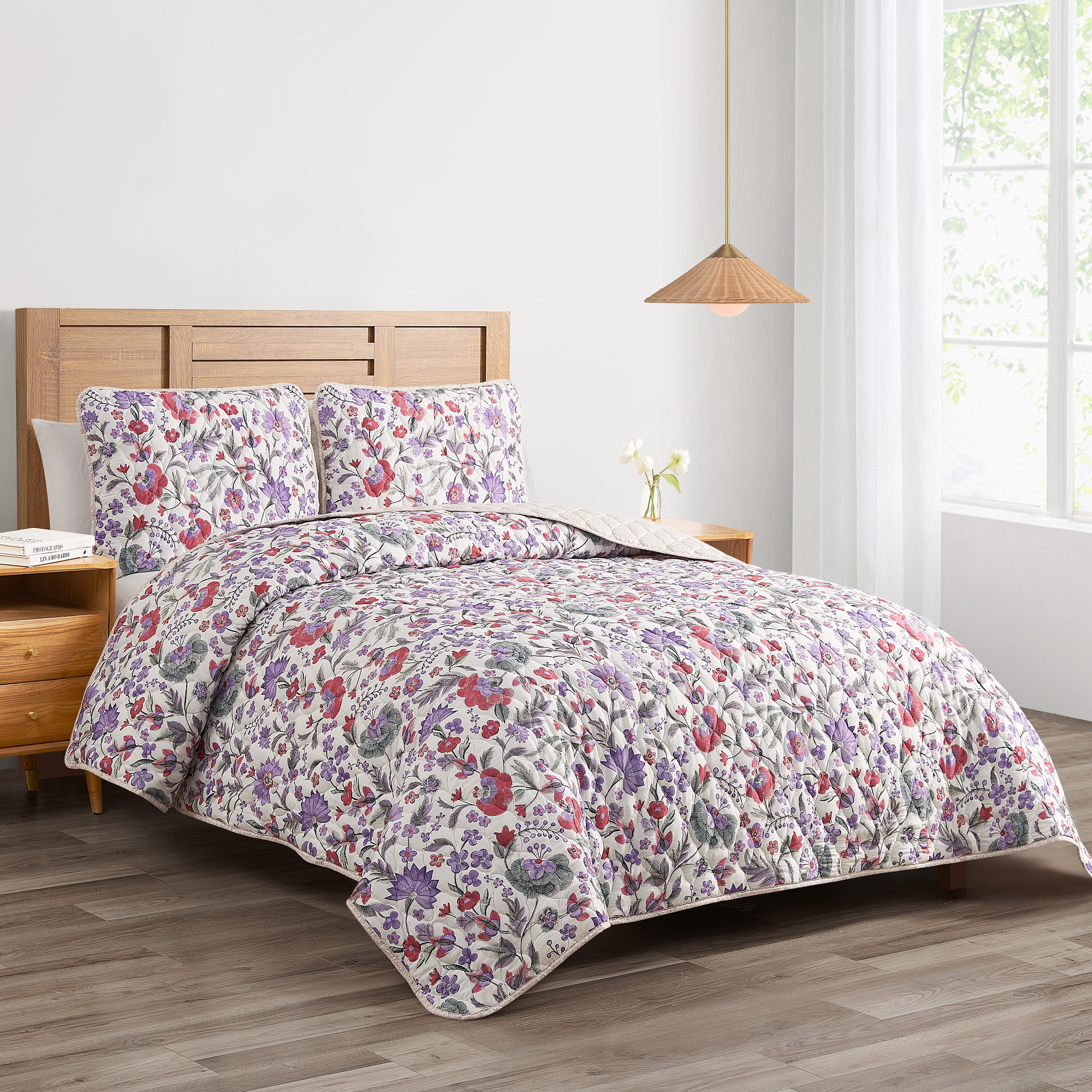 Sander Sale Enterprises Kellan Microfiber / Polyester Quilt Set | Wayfair