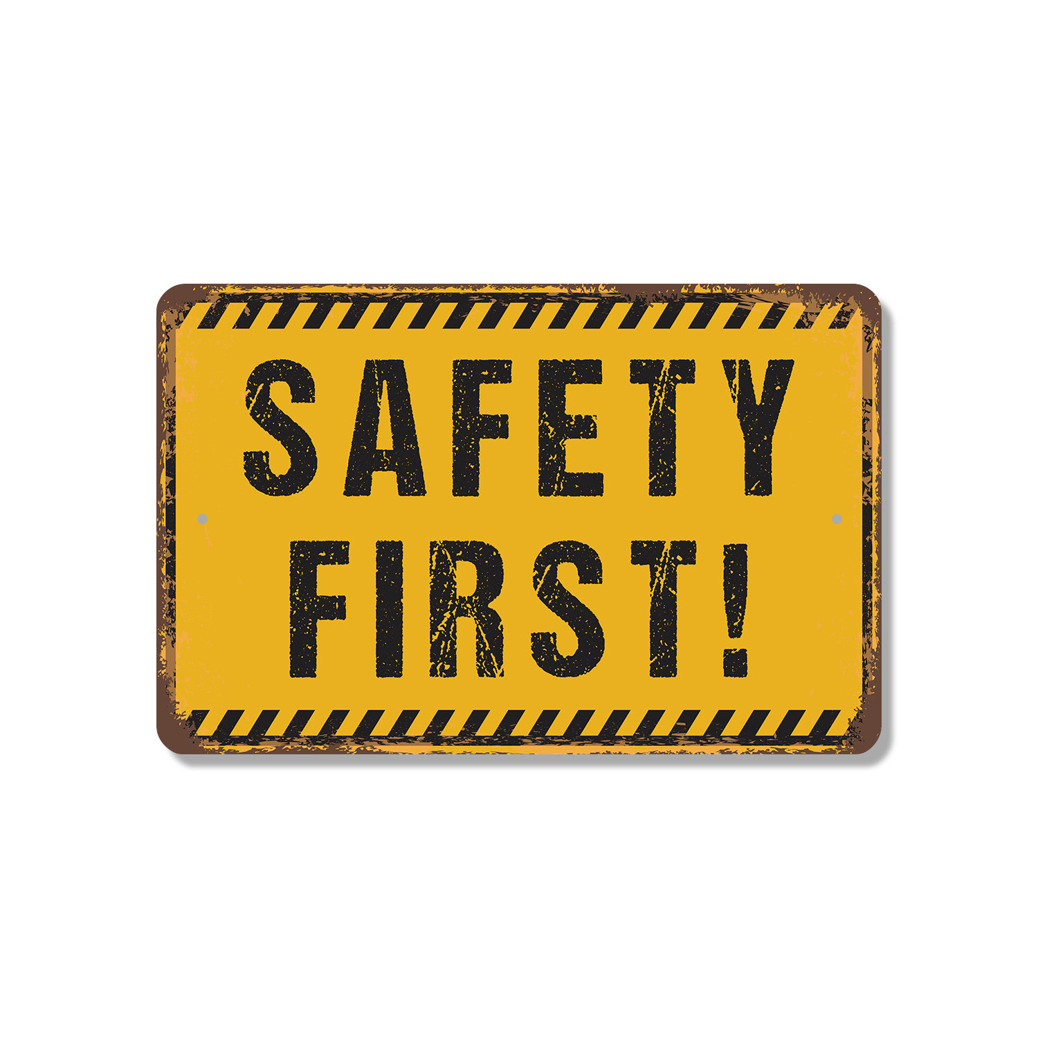 SignMission Safety First Street 13 Inch x 20 Inch Plastic Sign | Wayfair