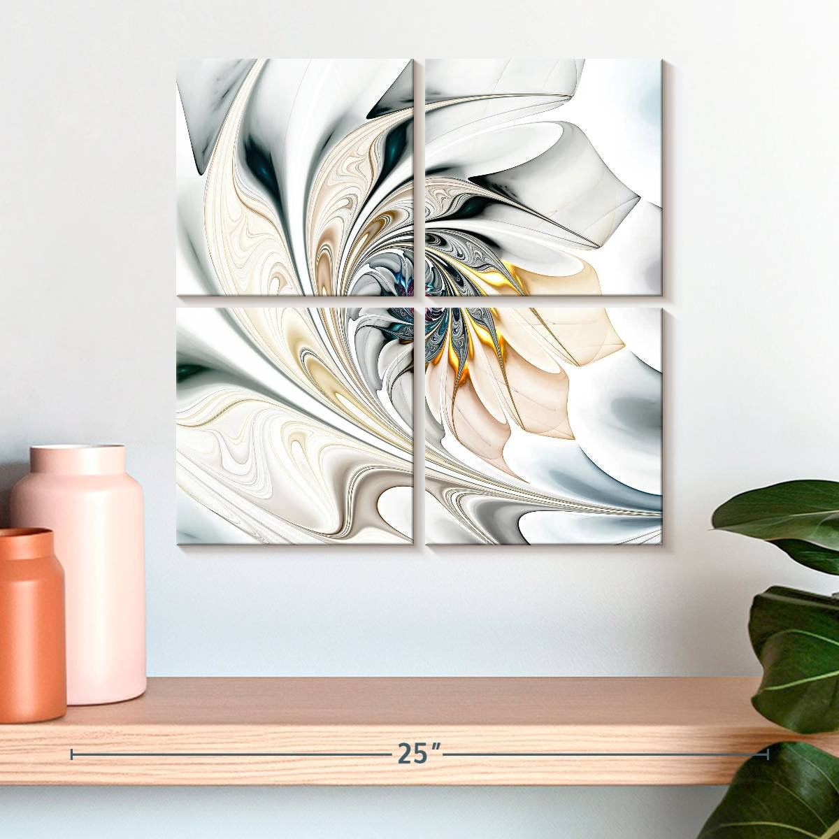 Wade Logan® Warping Floral Pattern | Wayfair