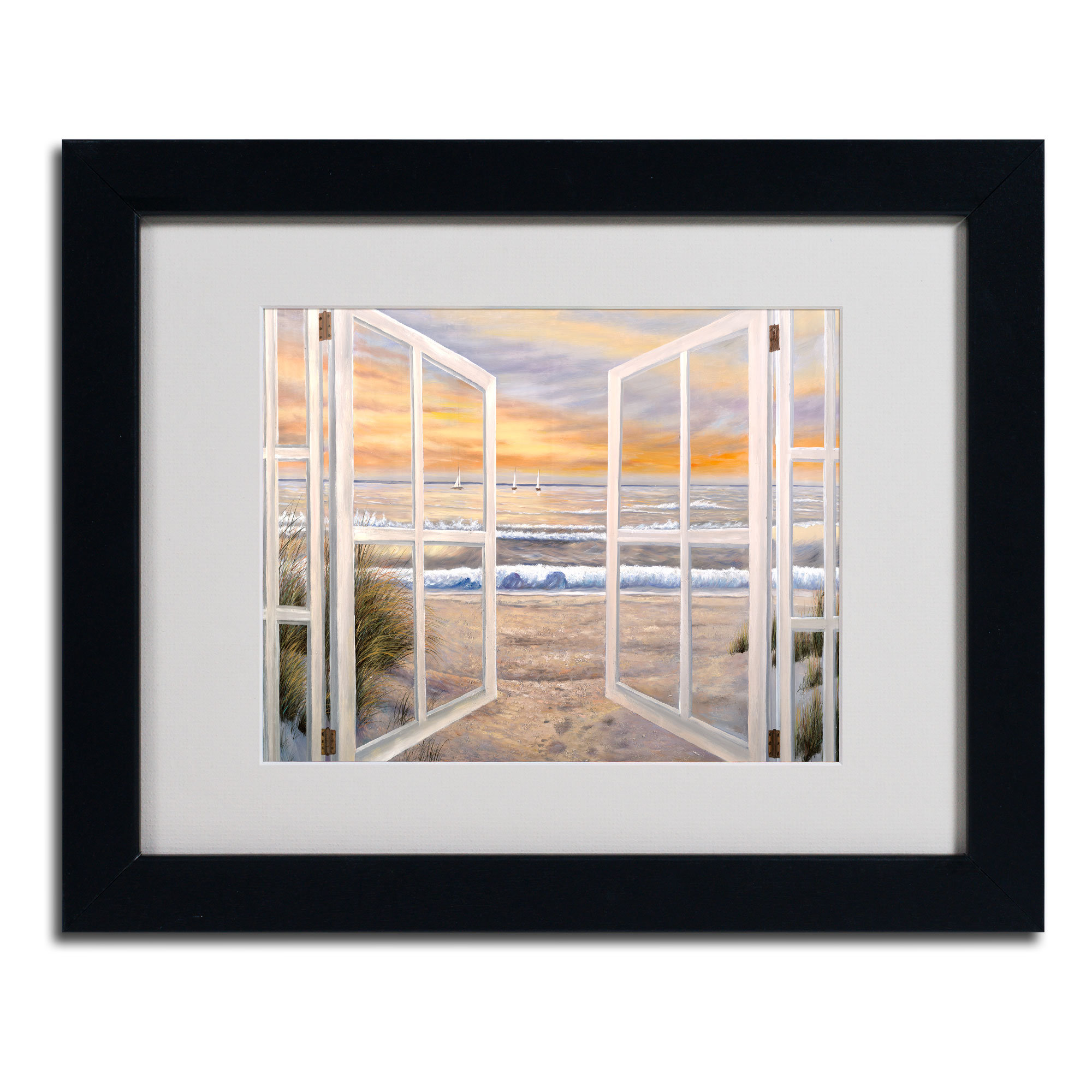 Beachcrest Home™ "Elongated Window" by Joval Framed Painting Print ...