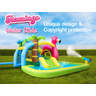 BESTPARTY 12' x 12' Inflatable Water Slide with Air Blower | Wayfair