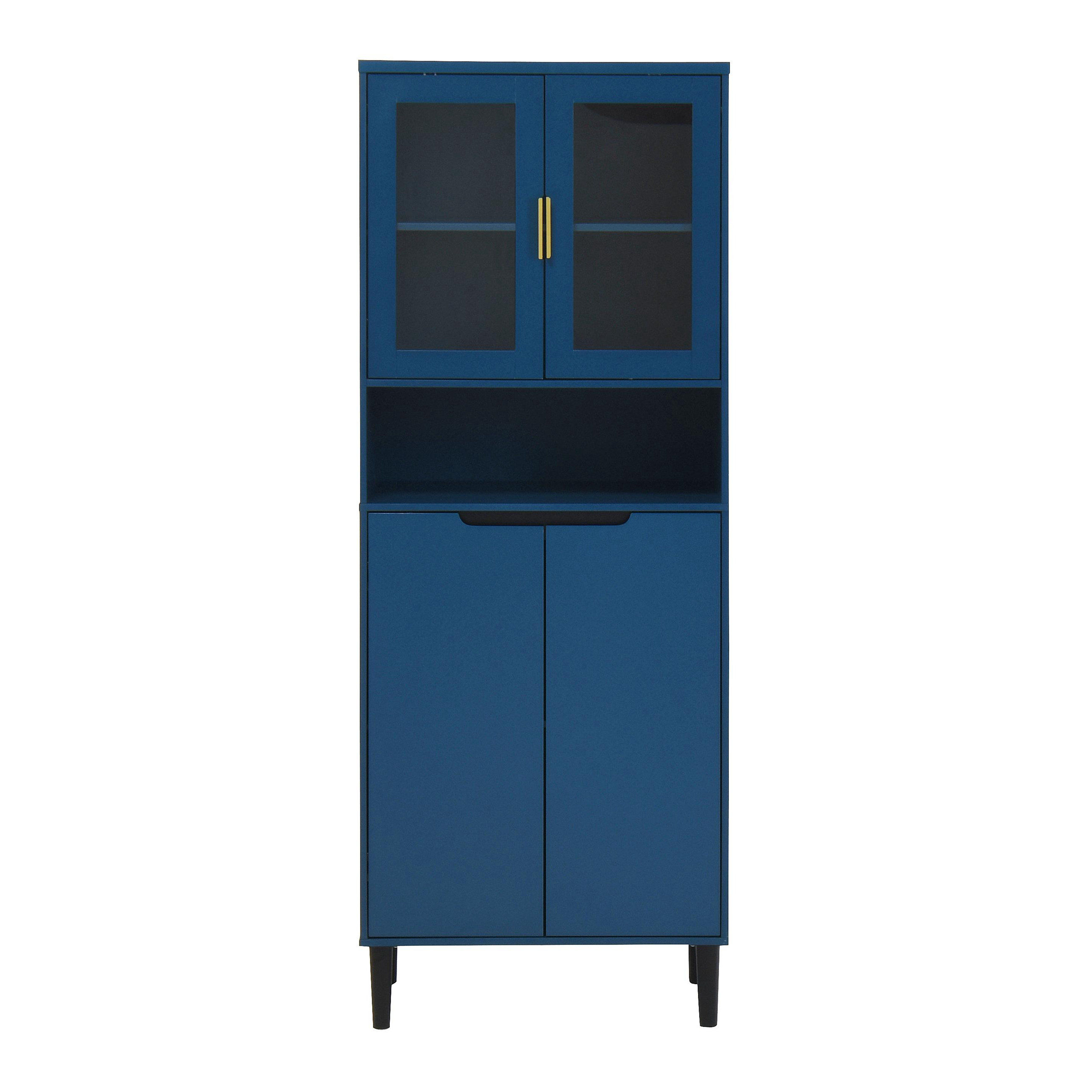 Ebern Designs Modern Freestanding High Storage Cabinet - Wayfair Canada