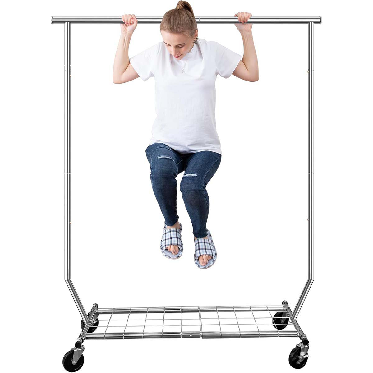 Wrought Studio Clothes Racks Heavy Duty, Garment Rack Capacity 450 Lbs ...