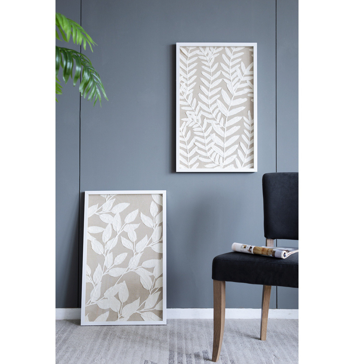 Red Barrel Studio® Set Of 2 Shadow Box Wall Décor, Estella Paper ...