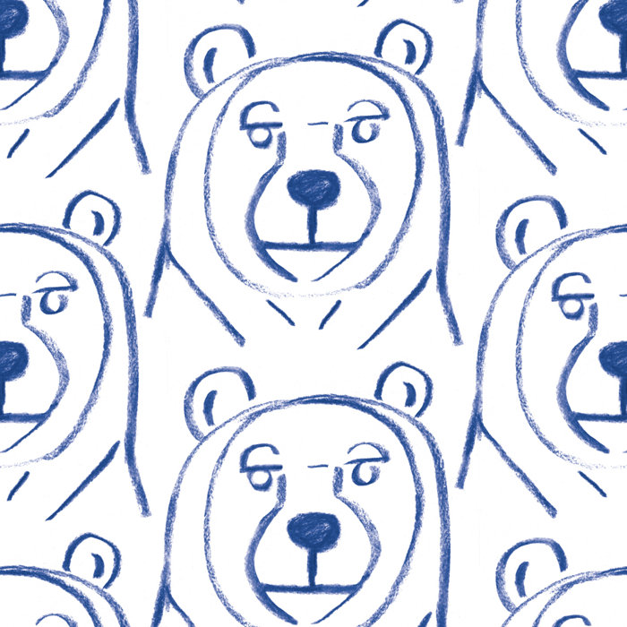 Mitchell Black SAMPLE-Bears! 10' L x 25" W Wallpaper Tile | Perigold