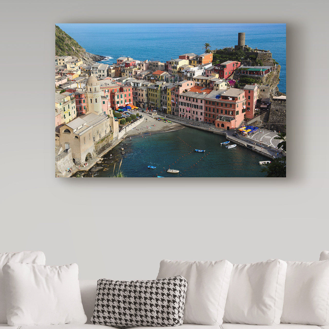 Trademark Fine Art 'Cinque Terra 3' Photographic Print on Wrapped ...