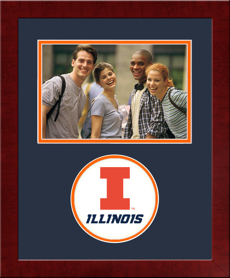 Campus Images NCAA Illinois Fighting Illini Spirit Picture Frame | Wayfair