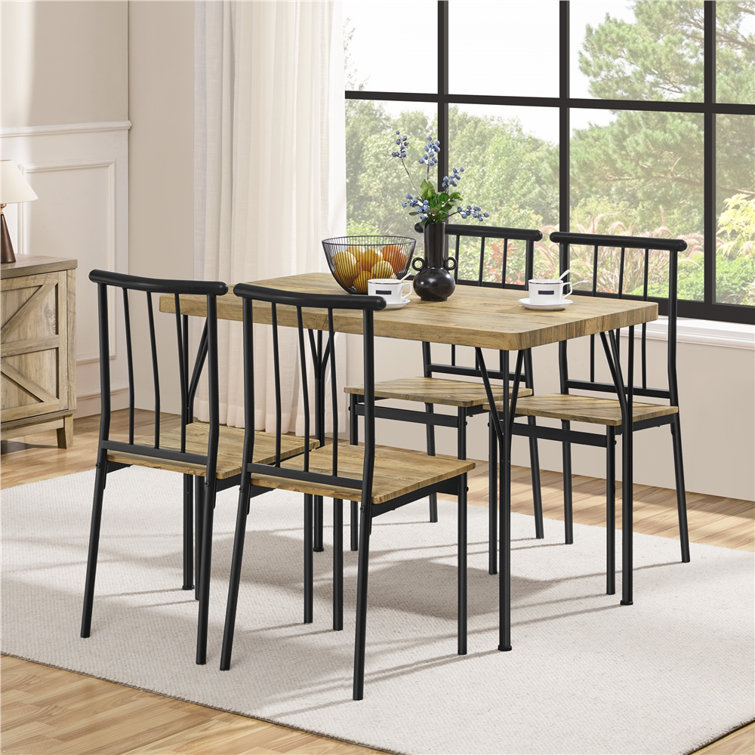Yaheetech 4 - Person Dining Set | Wayfair.co.uk