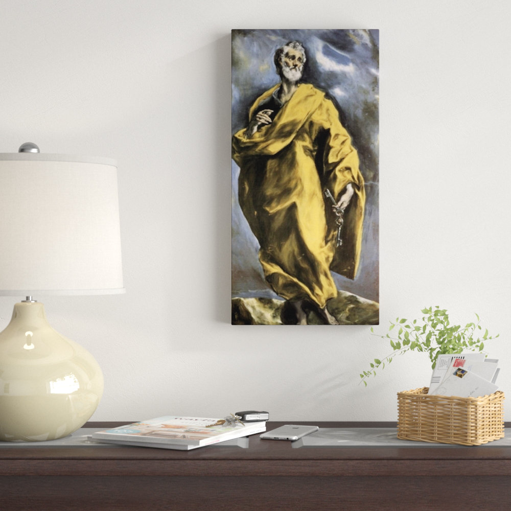 East Urban Home 'Saint Peter' Print on Canvas | Wayfair