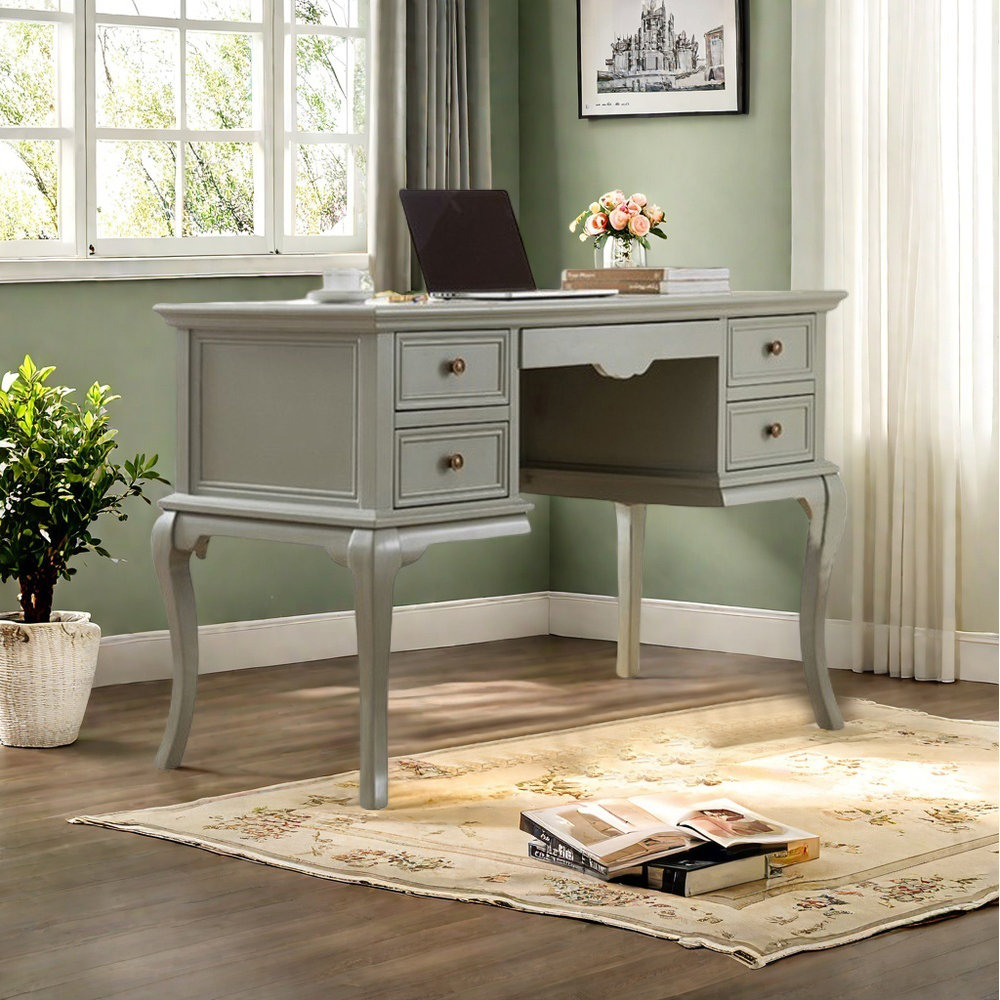 Red Barrel Studio American countryside style sturdy and durable desk ...