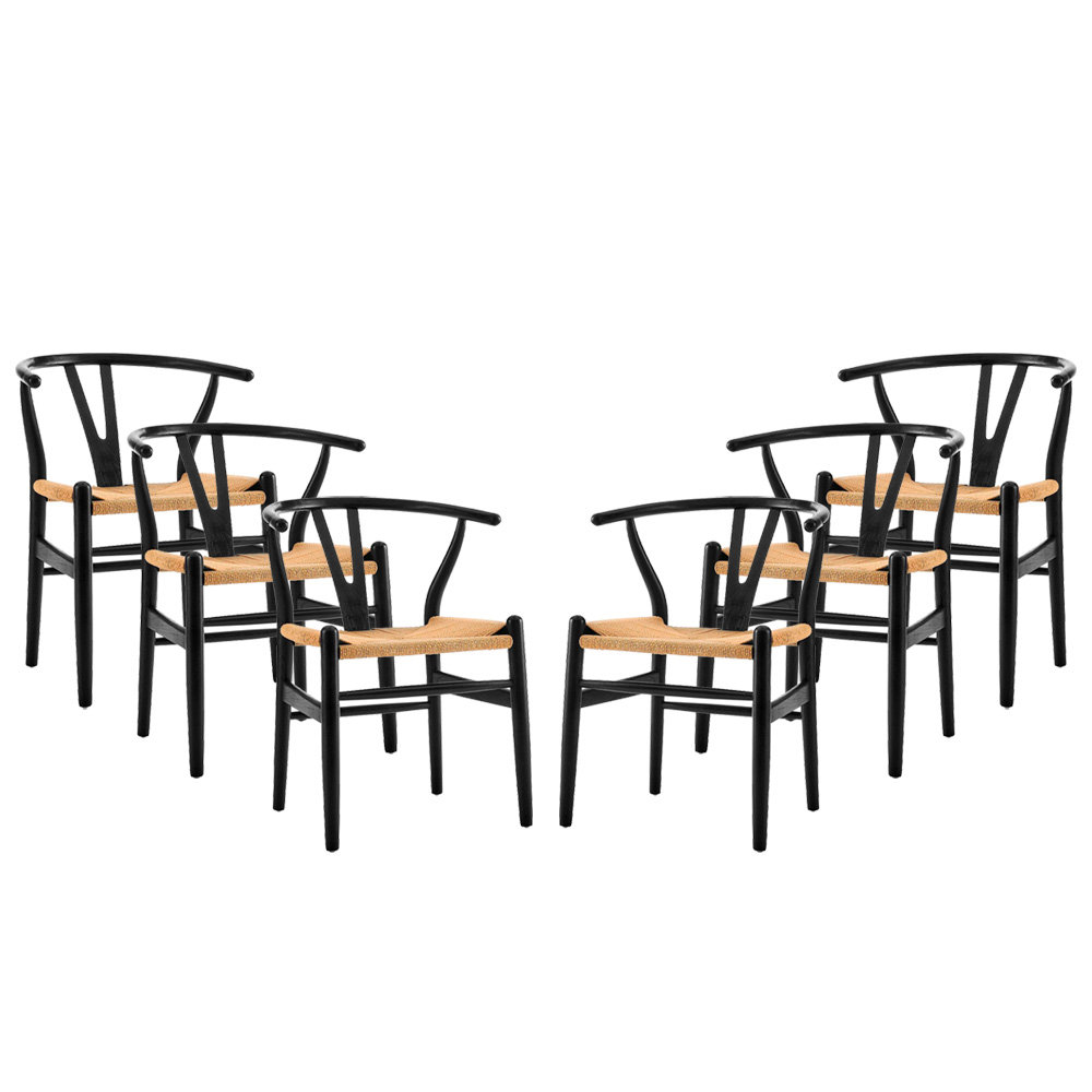 Strings Attached Decor Solid Wood Slat Back Side Chair Dining Chair ...