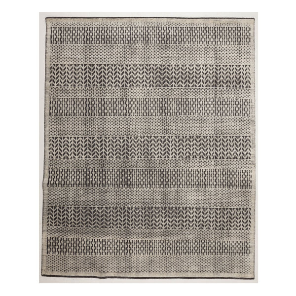 String Matter Chevron Area Rug in Gray | Perigold