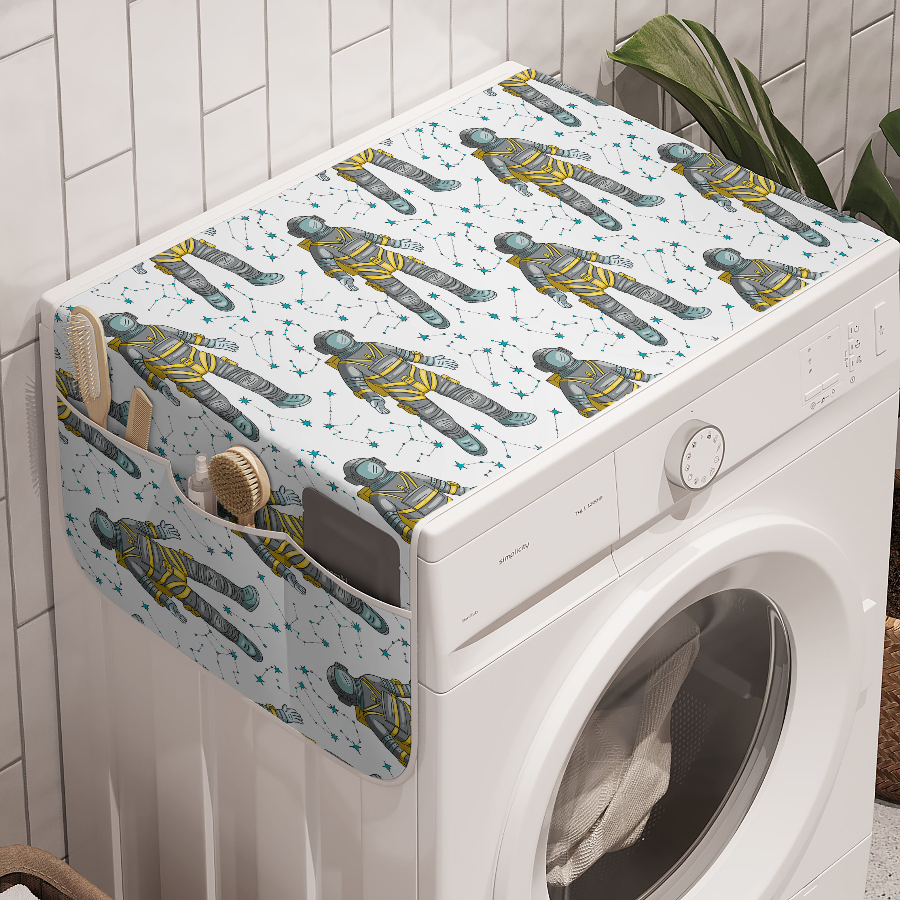 East Urban Home Space Washing Machine Organizer Pack of 2 47" x 18.5 ...