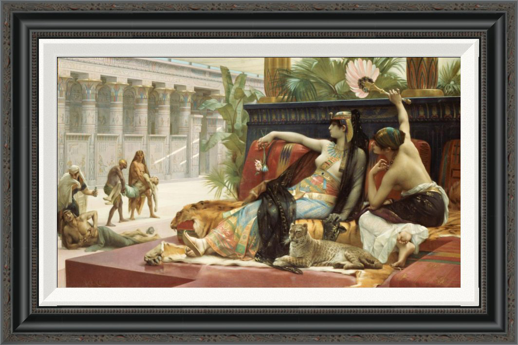 Global Gallery 'Cleopatra Testing Poison On Condemned Slaves' by ...