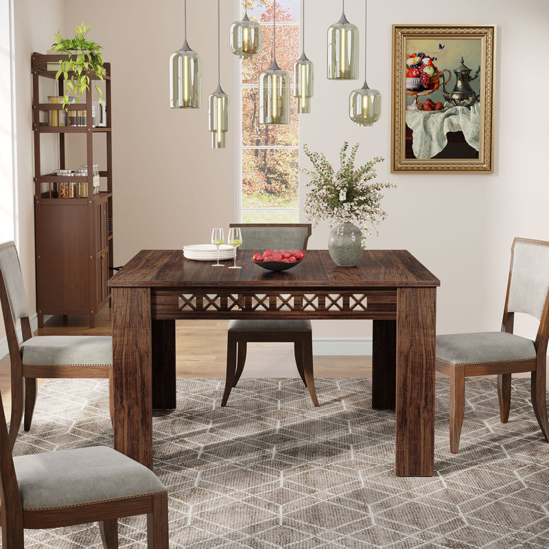 Winston Porter Aneeqah 43-inch Square Dining Table | Wayfair