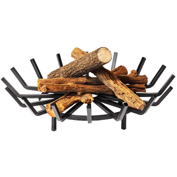 Rebrilliant Round Fire Grate Log Grate 16 Bars & Reviews | Wayfair