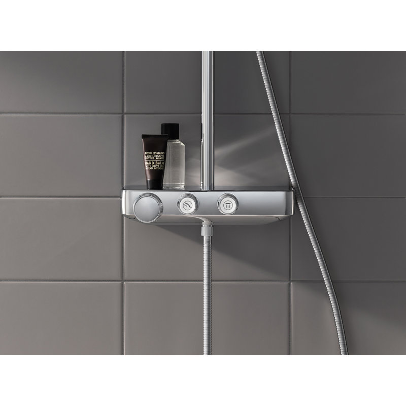 GROHE Euphoria® Thermostatic Complete Shower System with TurboStat ...