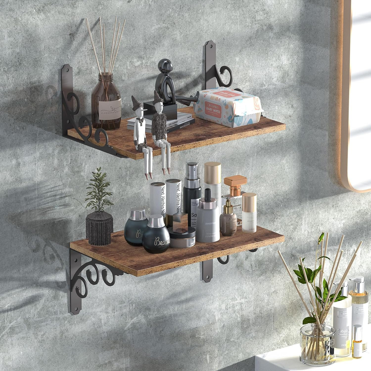 Heavy Duty Floating Shelf Brackets Heavy Duty Floating Shelf For