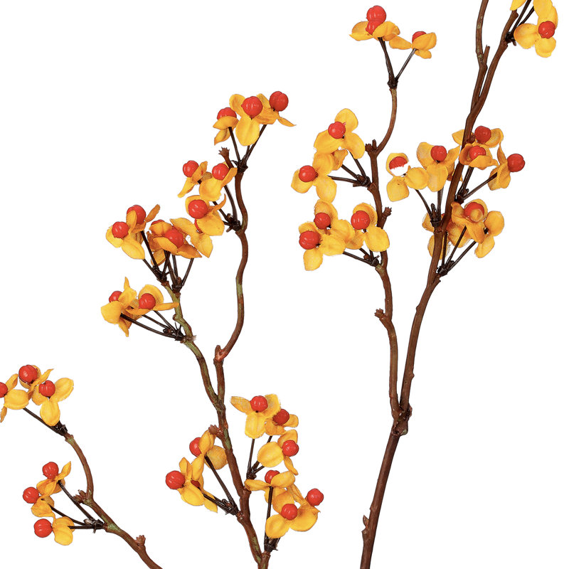 Primrue 25" Bittersweet Spray Set of 3 | Wayfair