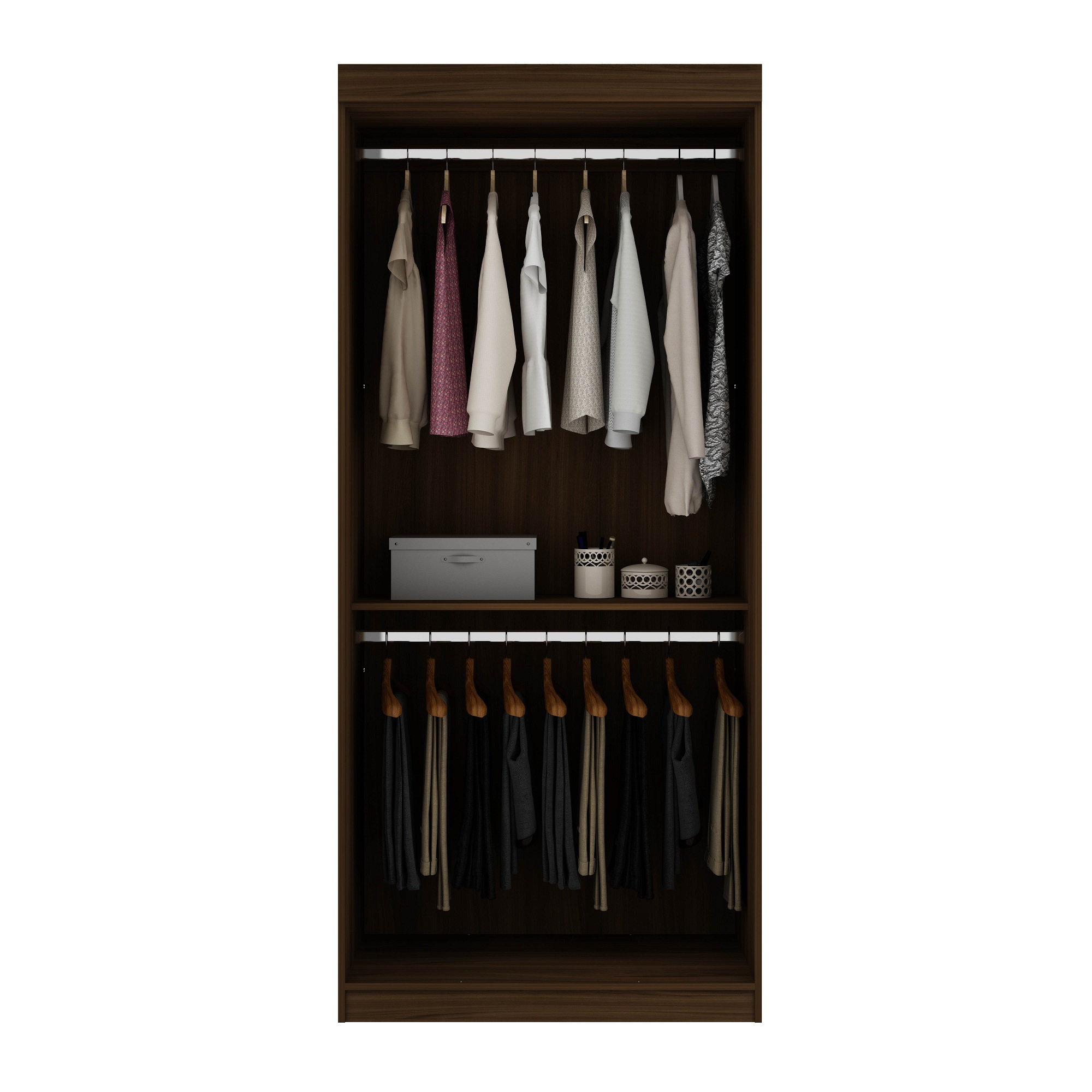 Wade Logan Ensembles de rangement pour garde-robe l 35,98 po Aleece ...